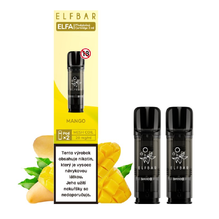ELFA PODS MANGO 1,8% 2x2ml (20mg) :: PAJAK tabák, tisk